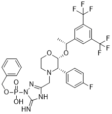 福沙匹坦二甲葡胺 | benzyl hydrogen (3-(((2R,3S)-2-((R)-1-(3,5-bis(trifluoromethyl)phenyl)ethoxy)-3-(4 ...